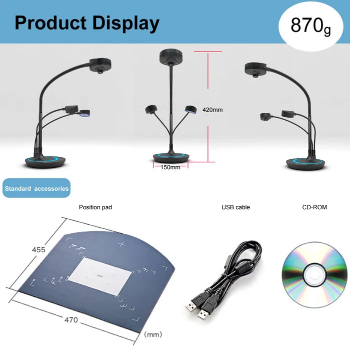 High Resolution 3d Handheld A3 Portable Scanner Document Photo Scaners ...