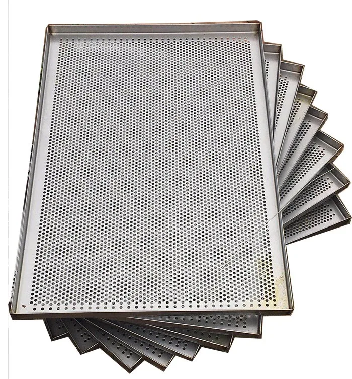 304 Stainless Steel Perforated Trays for Baking & BBQ