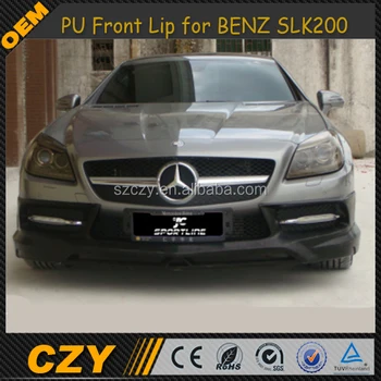 Slk 200 R172 Pu Front Lip Spoiler Body Kits For Mercedes Slk 200 R172 ...