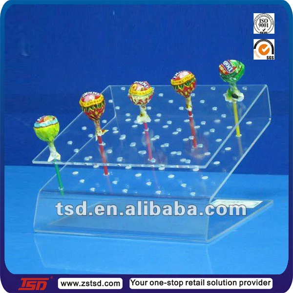 Custom Candy Store Pos Metal Wire Spinning Lollipop Display Rack ...