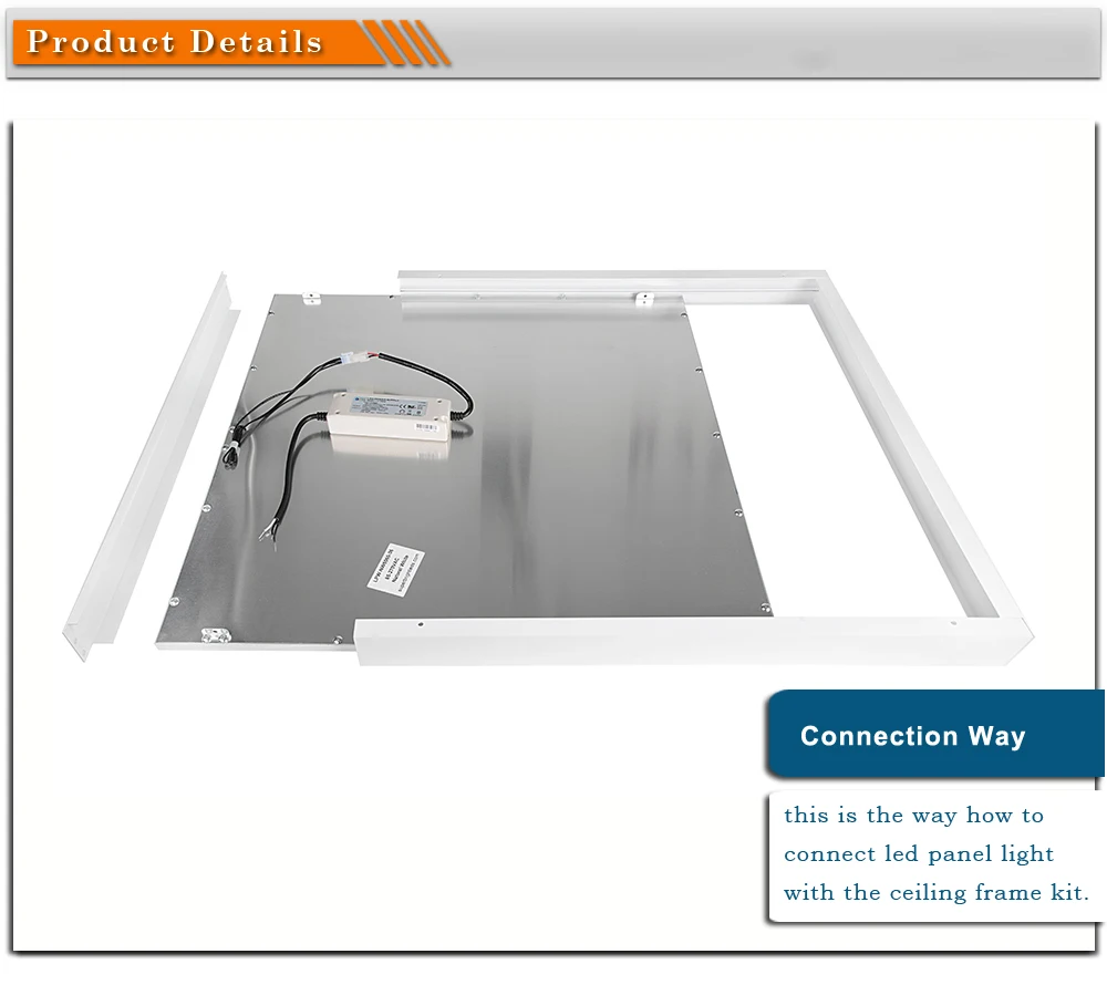 60x60 Led Panel Light Surface Mount Ceiling Frame 600x600 Led Light ...