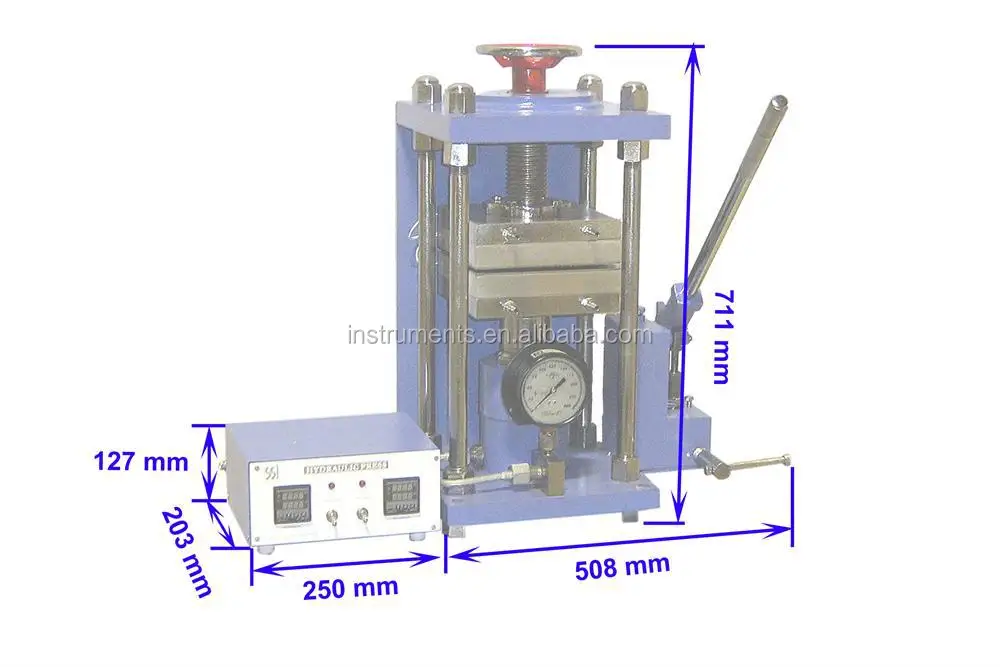 60t Benchtop Electric Hydraulic Press - Machine Press For Compact ...