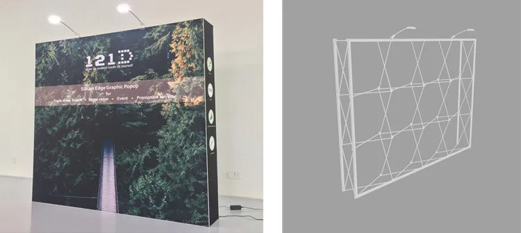 10x8ft Portable Modular Fabric Backdrop Display for Trade Shows ...