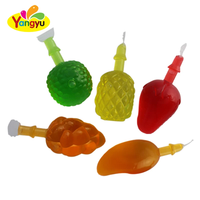 Jar Packing Fruit Shape Mix Fruit Flavour Jelly Candy - Buy Jelly ...
