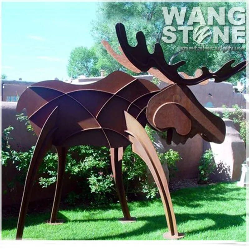 Garden Decorative Metal Animal Corten Steel Birds Sculpture - Buy ...