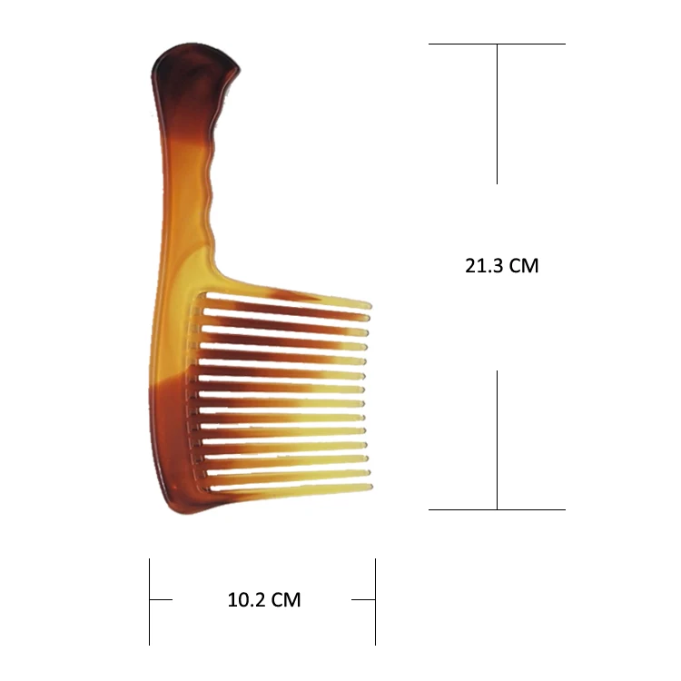 Salon Professional Styling Knot Plastic Jumbo Extra Long Wide Tooth ...