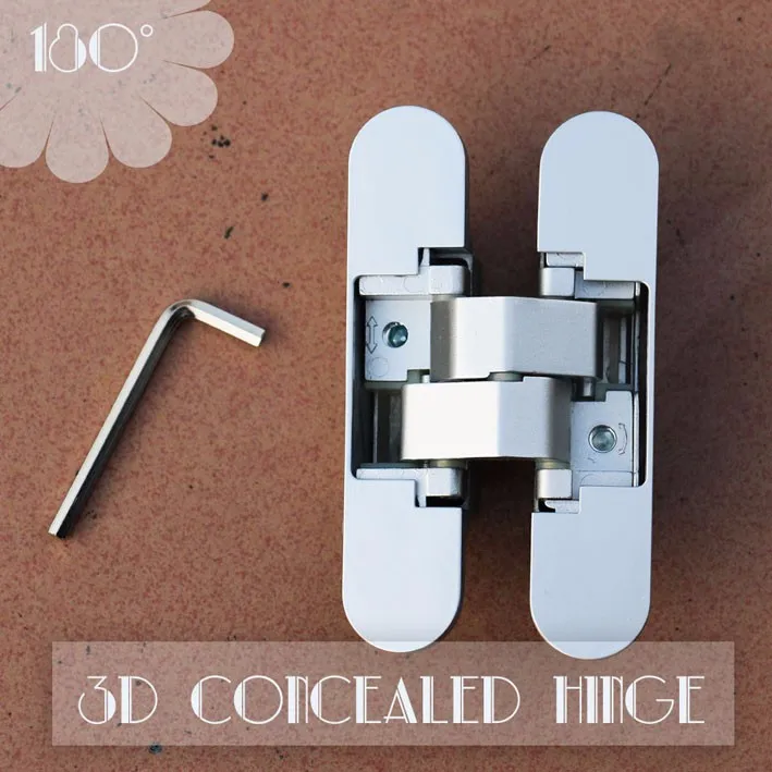180 Degree Hinges Three Axis Hinge 3 Way Adjustable Concealed Hinges ...