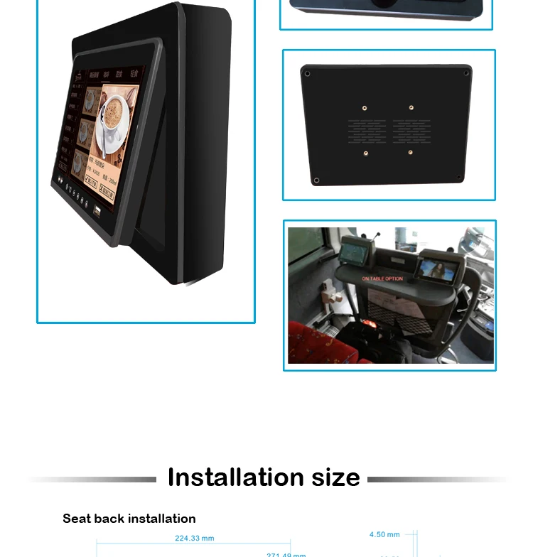 Factory Produces Reliable Bus Seat Headrest Multi-function Display And ...