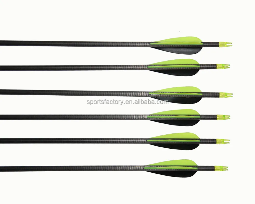 Wholesale Archery Carbon Fiber Arrows Fletching And Nock Carbon Arrows ...