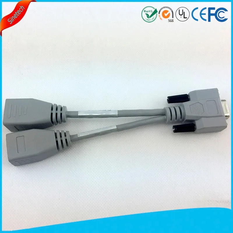 Console Cable Micro Db9 To Rj45 Cable 1 In 2 Cable For Router - Buy Db9 ...