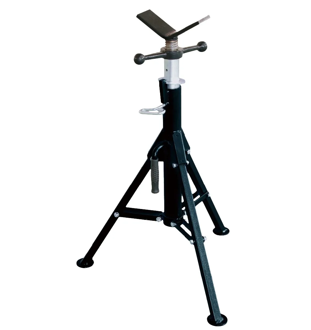 V Head Adjustable Pipe Support Stand - Buy Pipe Support Stand,V Head ...
