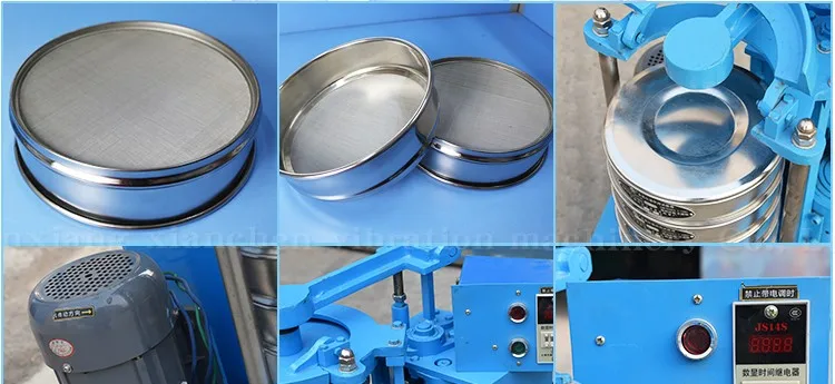 Standard Lab Rotap Sieve Shaker Machine Electric Round Vibration Screen ...