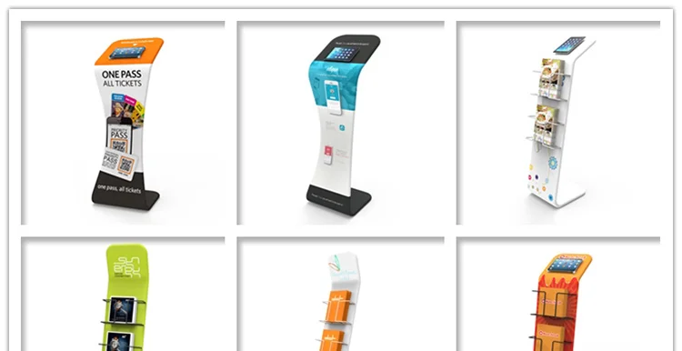 Durable Portable Brochure Catalogue Flyer Shelf Stand
