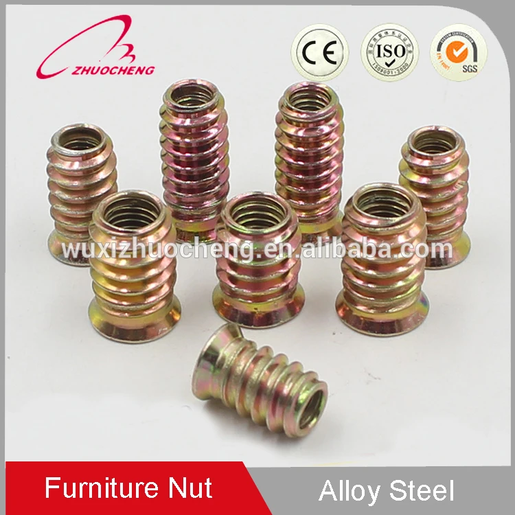 Customized Insert Nut Self Tapping Threaded Inserts Double Thread Nuts ...