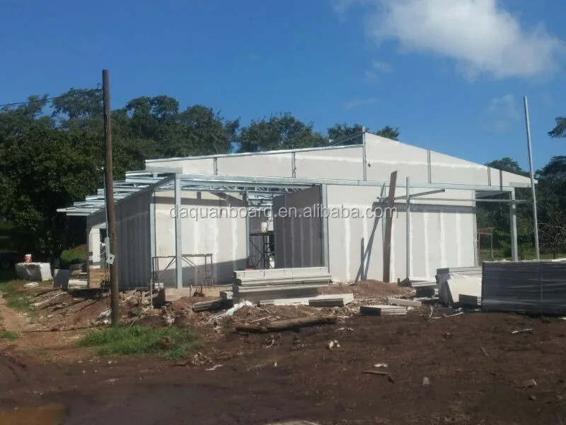 Costa Rica Prefab House Built With Light Weight Eps Cement Sandwich ...