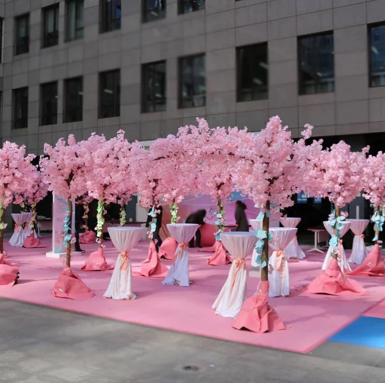 Wedding Stage Decorative Arch Style Artificial Cherry Blossom Tree ...