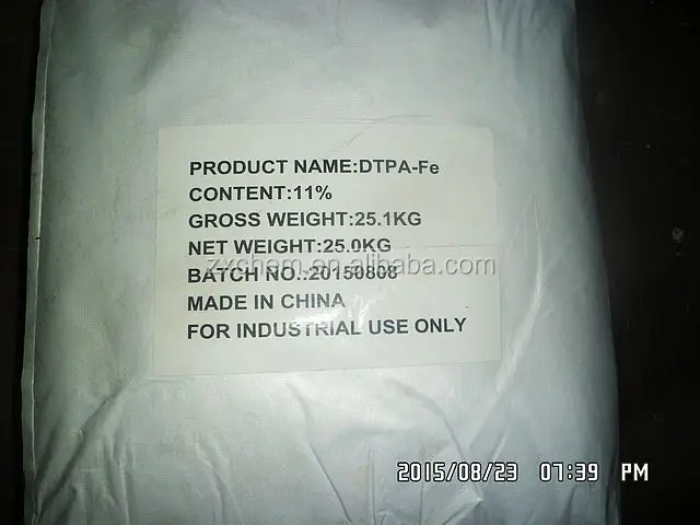 Chelated Fertilizer DTPA Fe 11 - Controlled Release Yellow Powder with ...