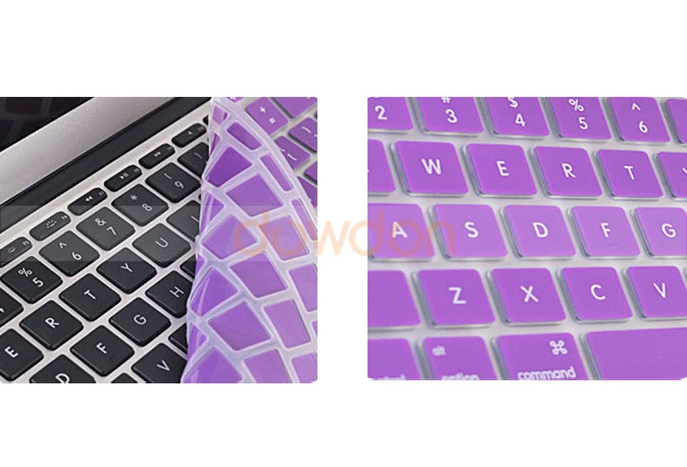 Ultra Thin Transparent Keyboard Cover Soft Silicone Skin For Macbook ...