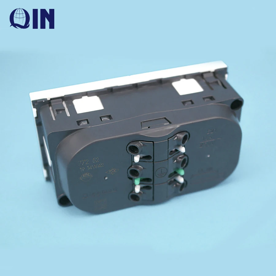 High Quality Safety Europe Electrical Plug 90*45mm Wall Socket 16a/250v ...