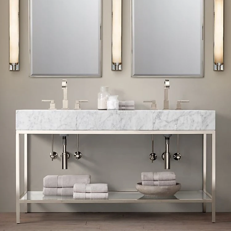 Bath Marble Counter Steel Vanity Metal Base - Buy Bath Vanity Metal ...