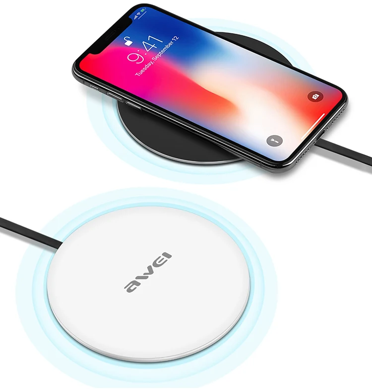Awei 2018 W6 Portable Universal Mobile Wireless Charger For Samsung And ...