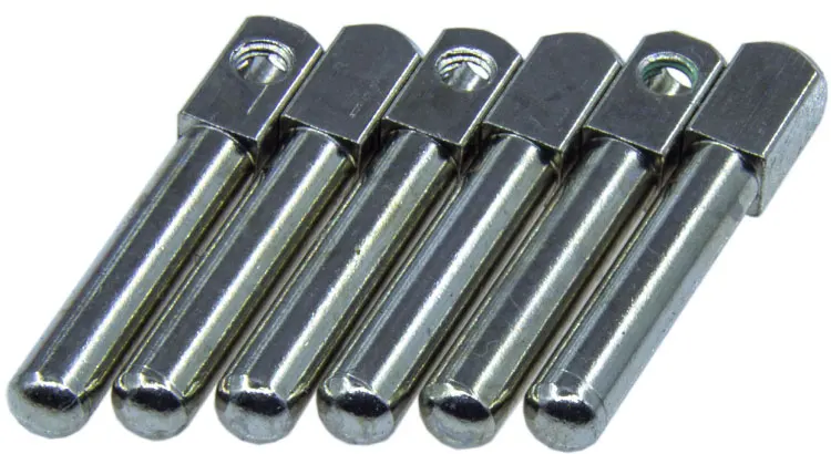 4mm Euro Plug Pin - 10A Brass Round Pin for Flat Plug