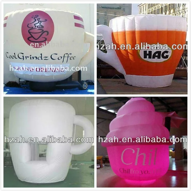 Giant Inflatable Coffee Cup For Advertising Decoration - Buy Inflatable ...