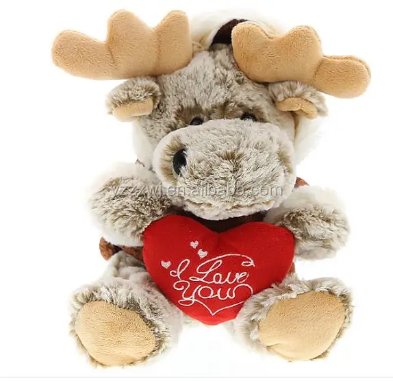 Super-soft Plush Moose - Perfect Christmas Toy for Kids