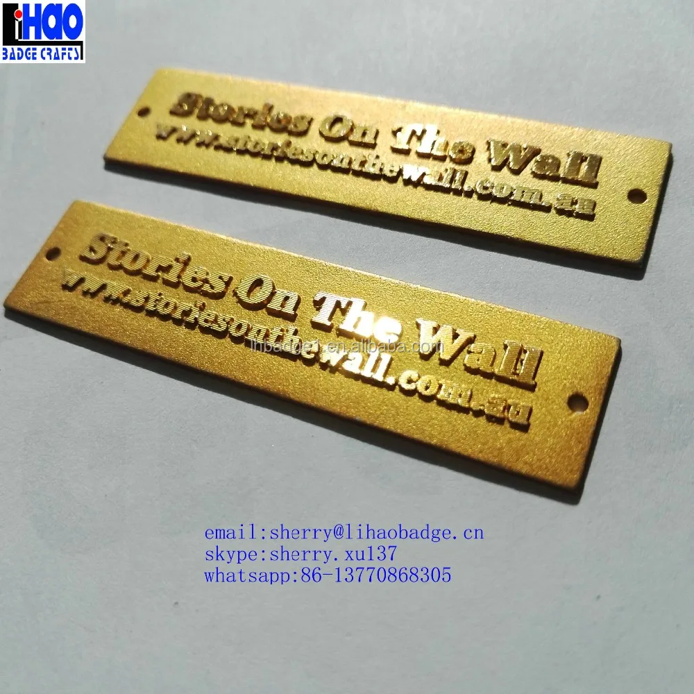 Aluminum Nameplate With Raised Logo,Custom Cheap Price Metal Aluminum ...