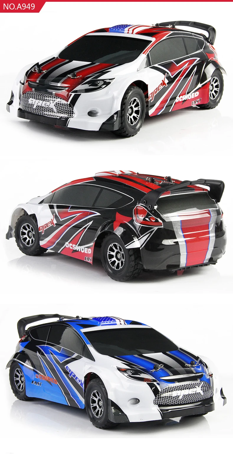 1/18 Scale Rc Cars A969 2.4g 4wd Rc Off Road Rally Truck - Buy A969 2 ...