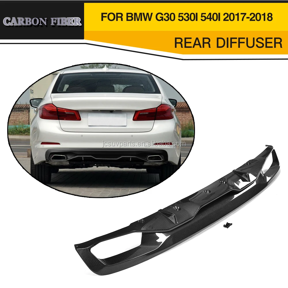 Bmw G30 Carbon Fiber Rear Bumper Diffuser 530i 540i - Oem | Wholesale