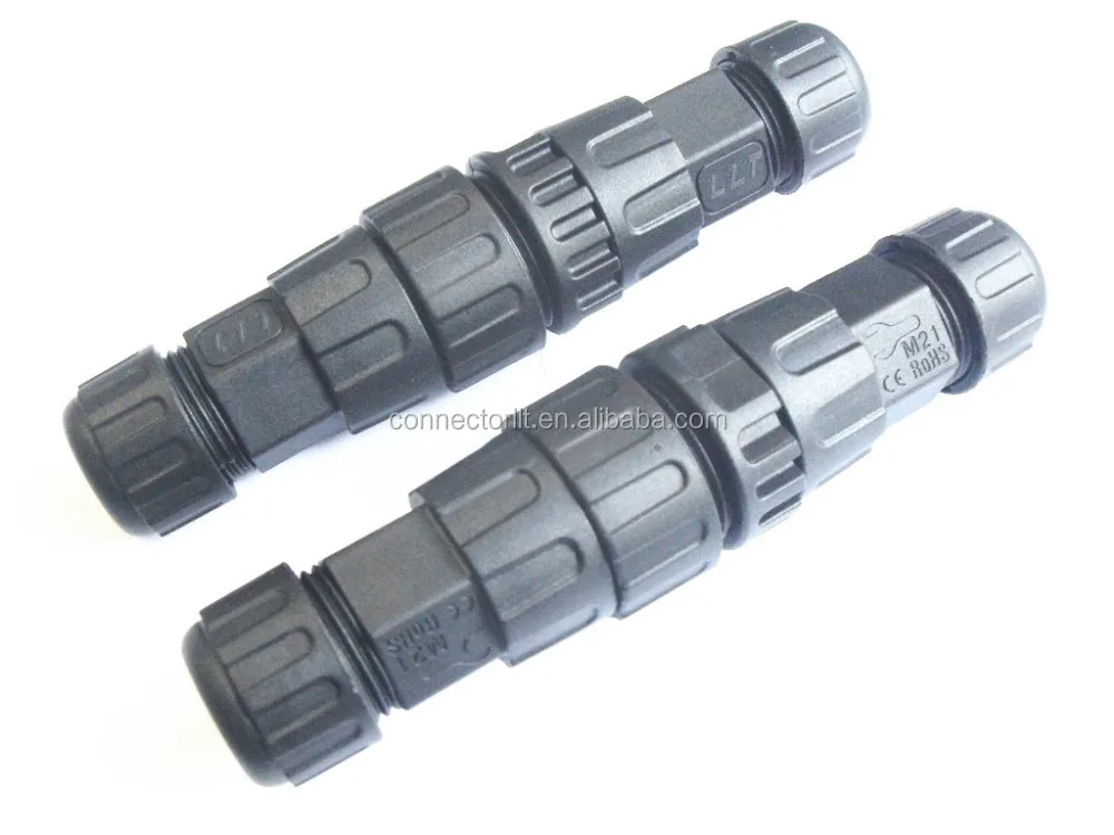 Llt M25 Ip68 Waterproof Circular Connector 24 Pins Male And Female ...