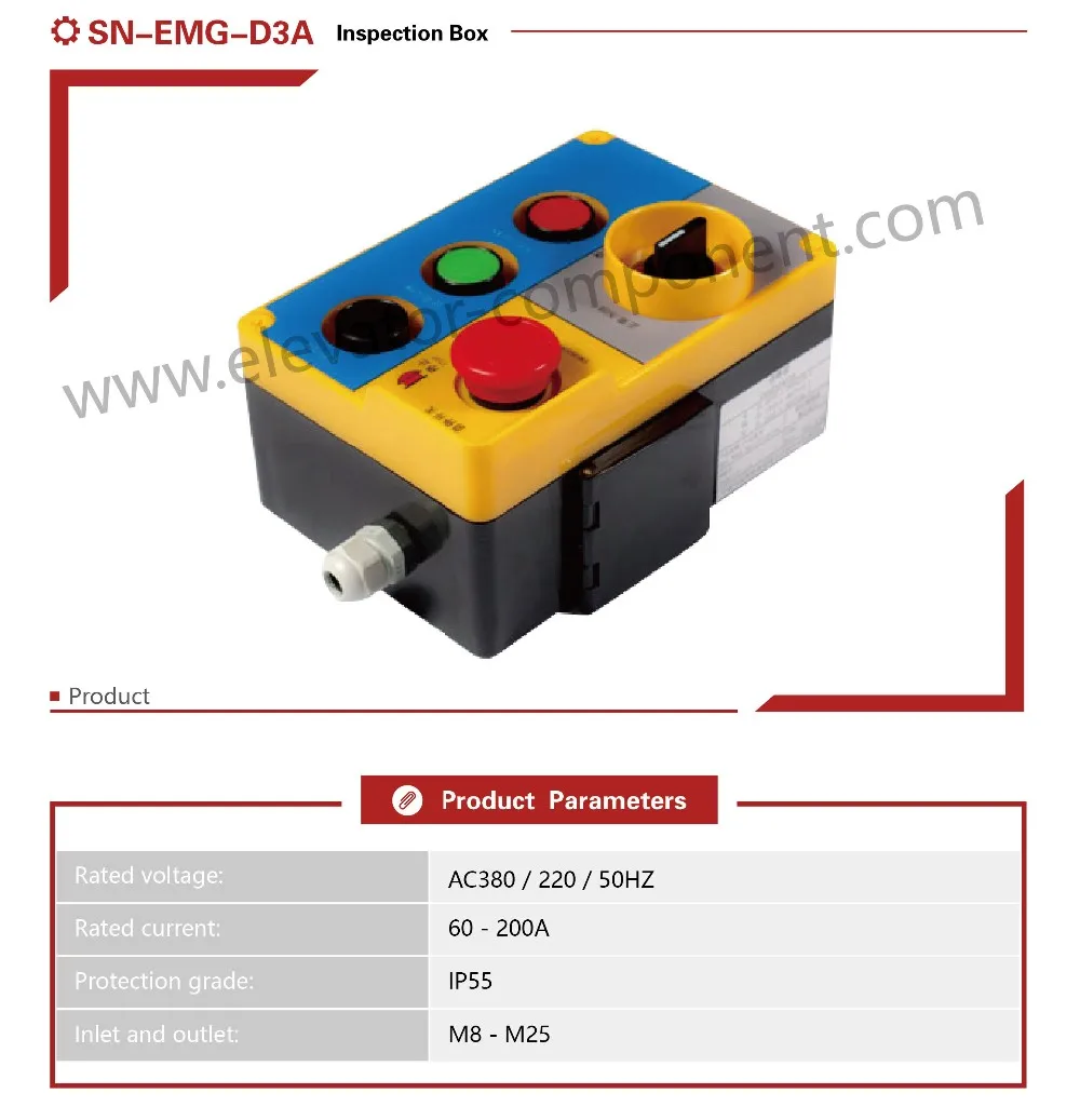Elevator Car Top Inspection Box - Control Cabinet Maintenance