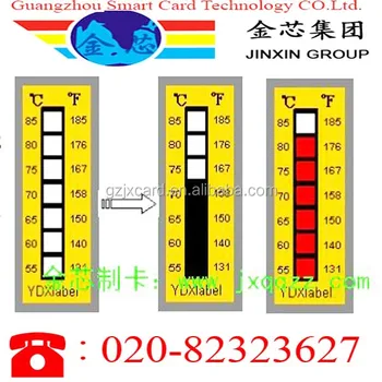 72 Degrees Thermal Paper Temperature Recorder Temperature Sensor Labels ...