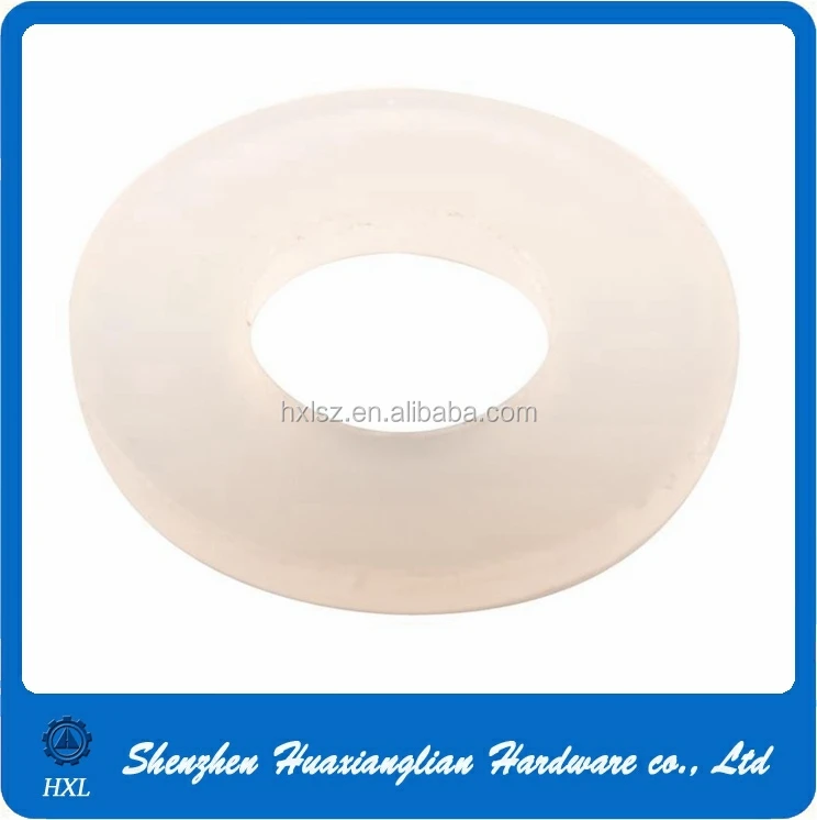 Custom Made Black White Plastic Nylon Flat Washers