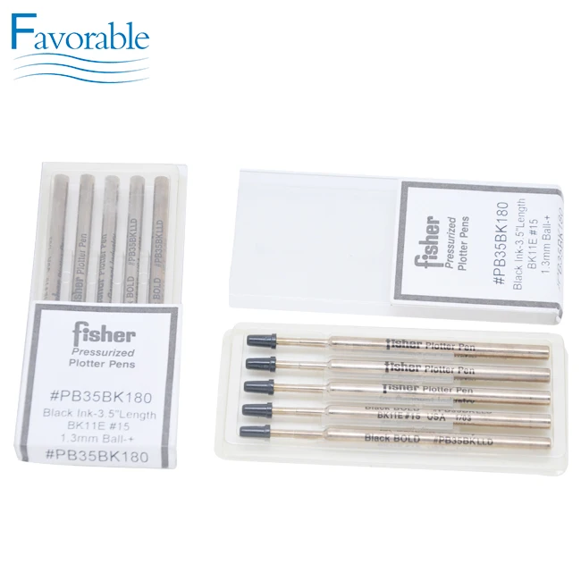 Fisher Plotter Pens - Reliable 3.5'' Black Ball PB35BK180