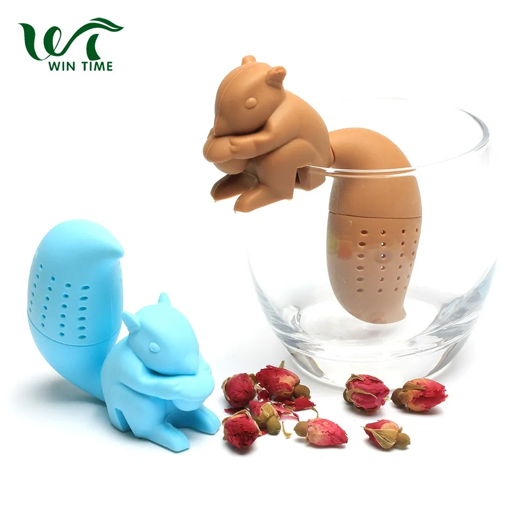 100% Food Grade Squirrel Shaped Animal Silicone Tea Infuser - Buy Tea ...