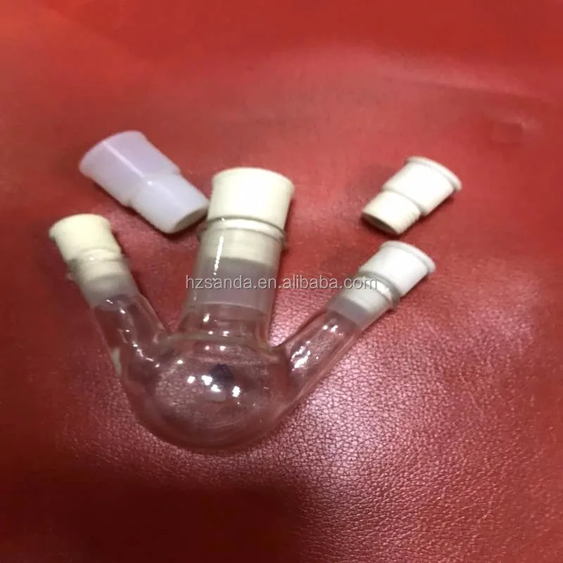 Flask Test Tube Laboratory Three Necked Quartz Nature Silicone Rubber ...