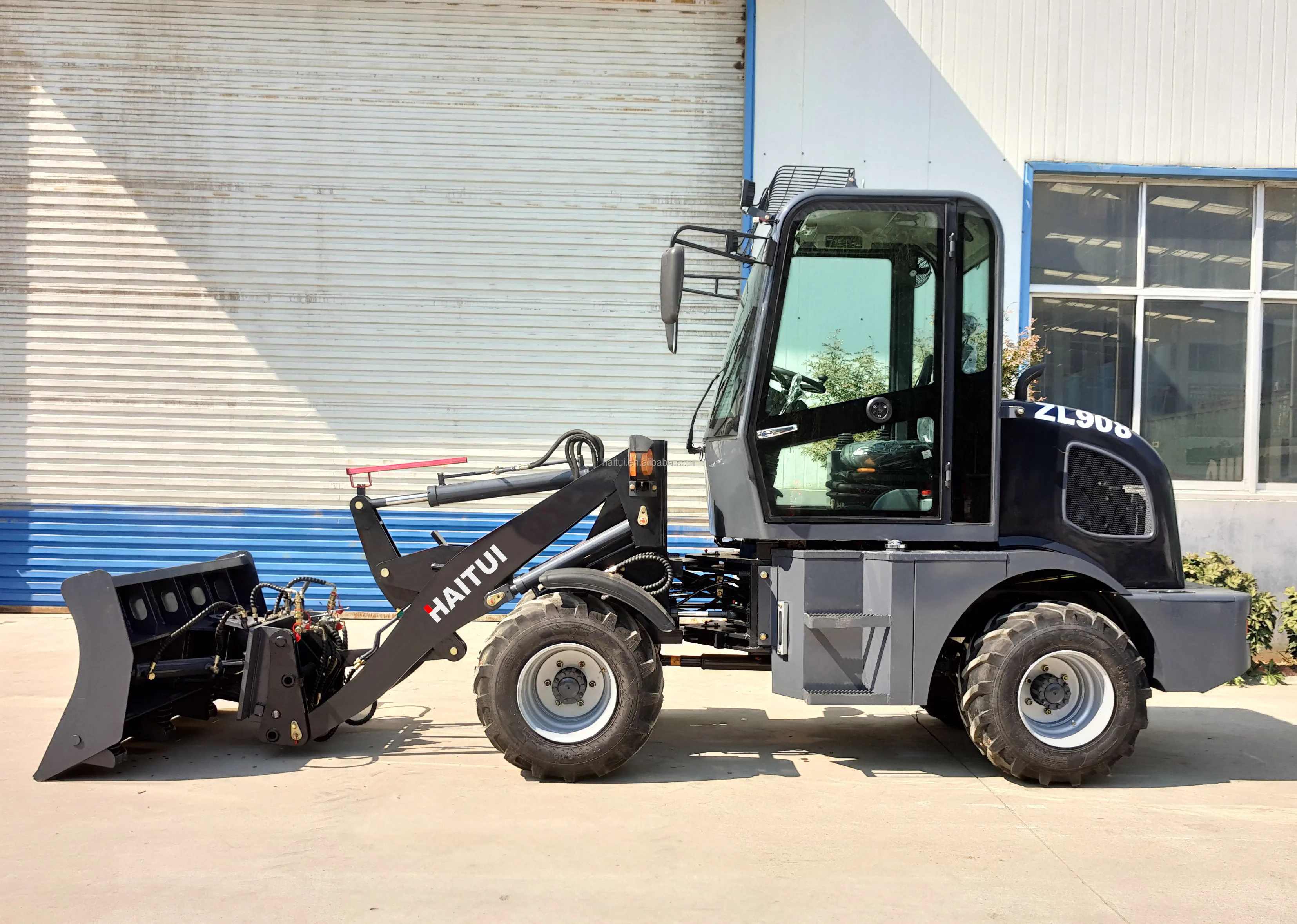 China Farm Loader Haitui 0.8ton Mini Wheel Loader Zl908 - Buy Mini ...