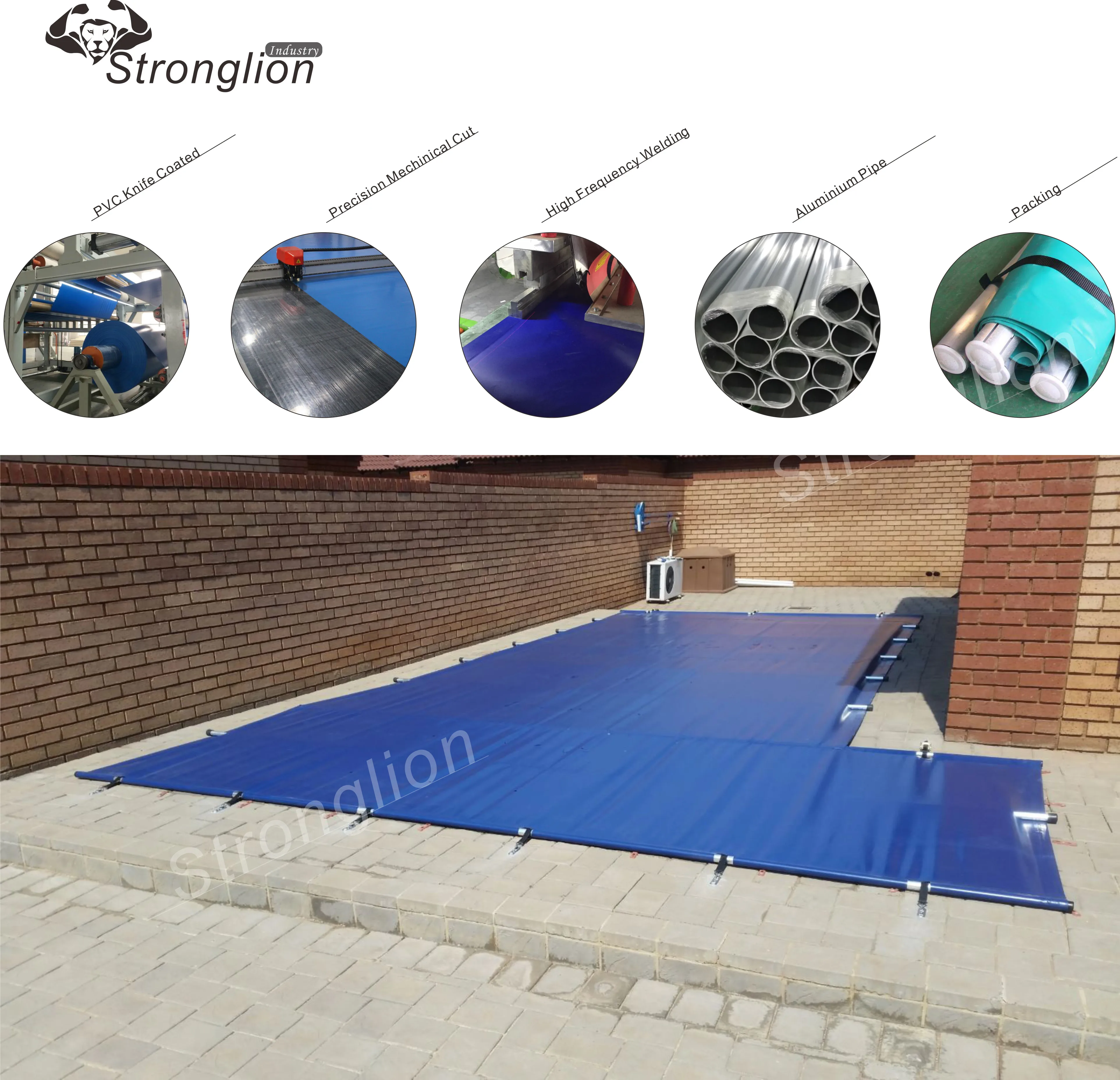 High Quality Pvc Waterproof Swimming Pool Cover - Buy Swimming Pool ...