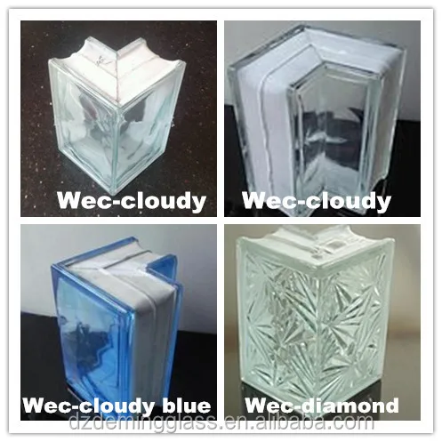 Special-shaped Glass Block Round Glass Brick For The Corner With Ce,Iso ...