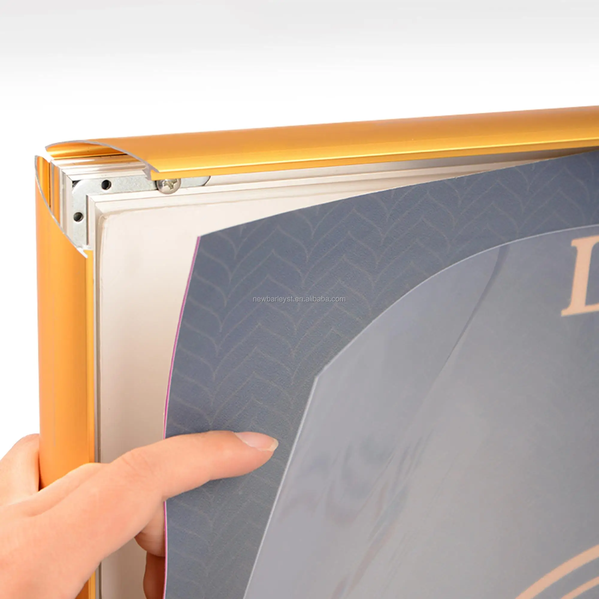 Advertising Signage Gold Poster Frame - Buy Poster Frame Moulding ...