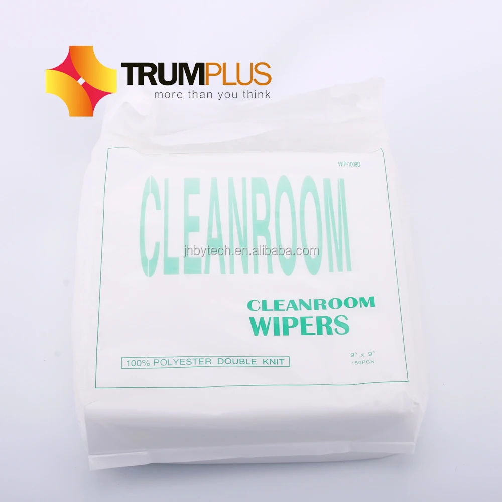 100% Polyester Wiper 9" X 9" Dust-free Cloth - Buy Microfiber Cleaning ...