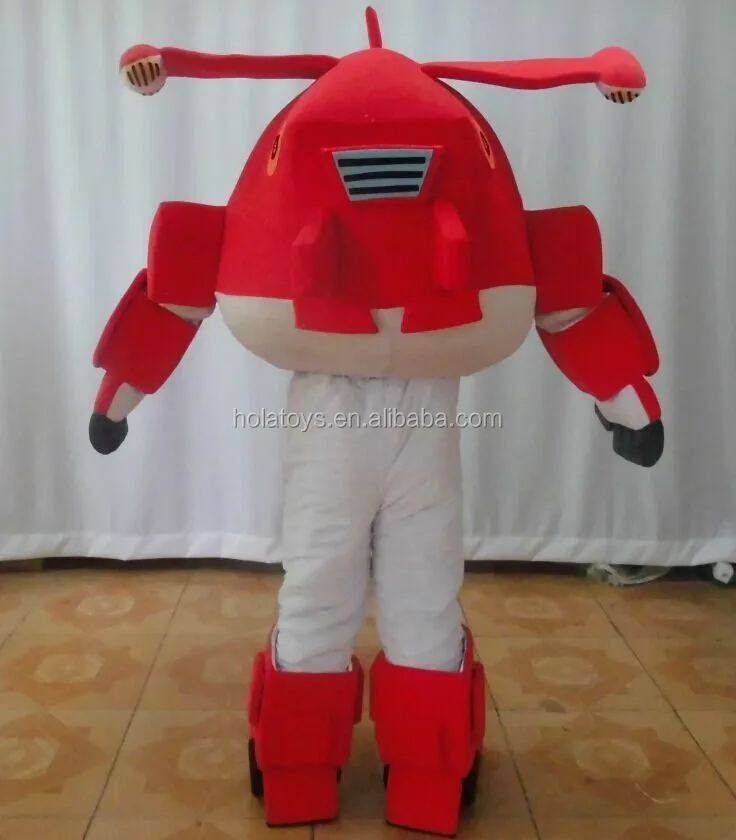 Hola Red Adult Airplane Costume/mascot Costume/costume - Buy Adult ...