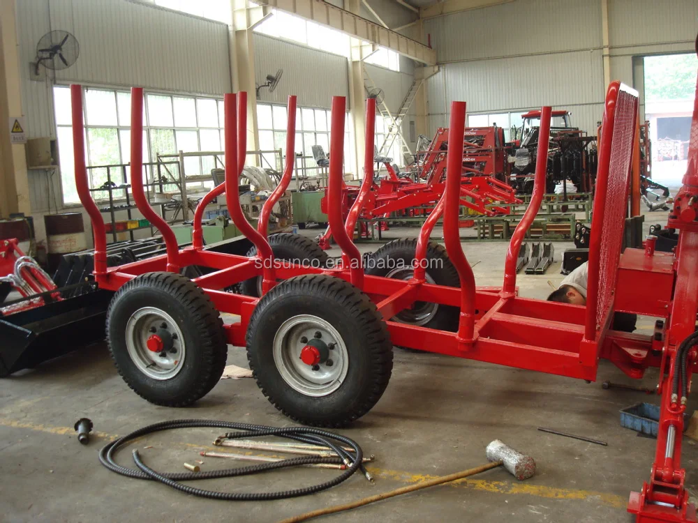 Factory And Manufacturer---atv Log Trailer With Crane/log Grapple ...
