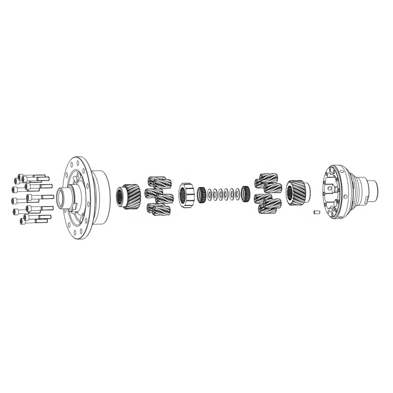 Customized Motorsports Drag Rally Racing Drift LSD Differential