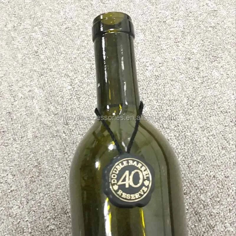 Personalized Brand Name Wine Bottle Neck Tags Garment Tags With Nylon ...