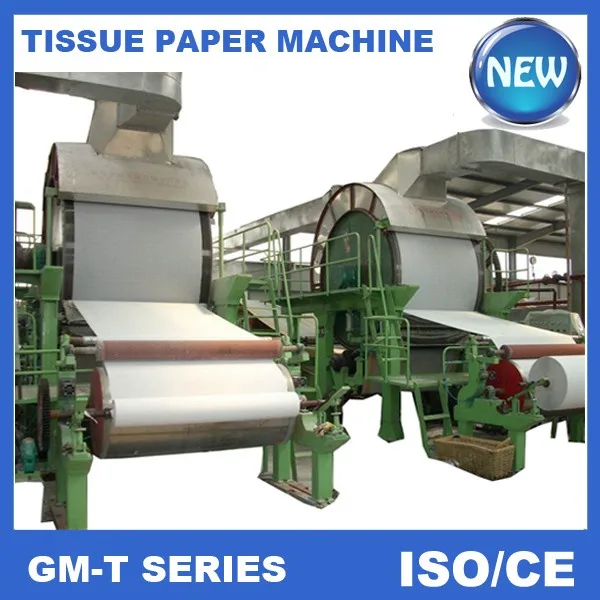 China Manufacture Paper Rice Straw Toilet Tissue Paper Making Machine ...