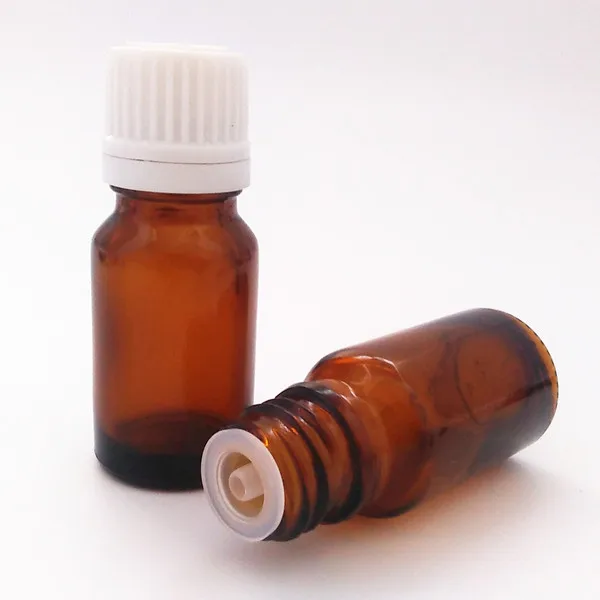 18mm Euro Dropper,Black White Tamper Evident Screw Cap 5ml Dropper 10ml 15ml Essential Oil Amber ...