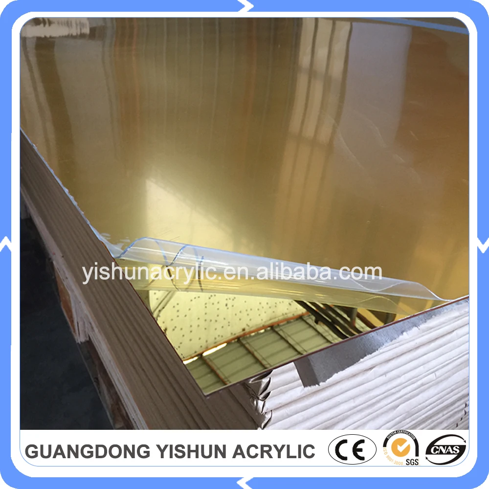 Factory Supply High Glossy Reflective Silver Color Mirror Acrylic ...